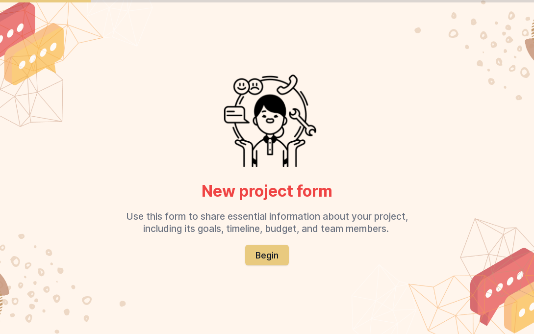 Project Application Template