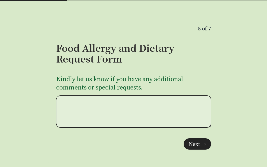 How to ask about food allergies on wedding rsvp | Beachweddingtips.com