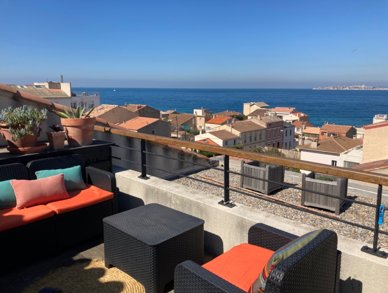 Deux terrasses vue mer exeptionnelle
