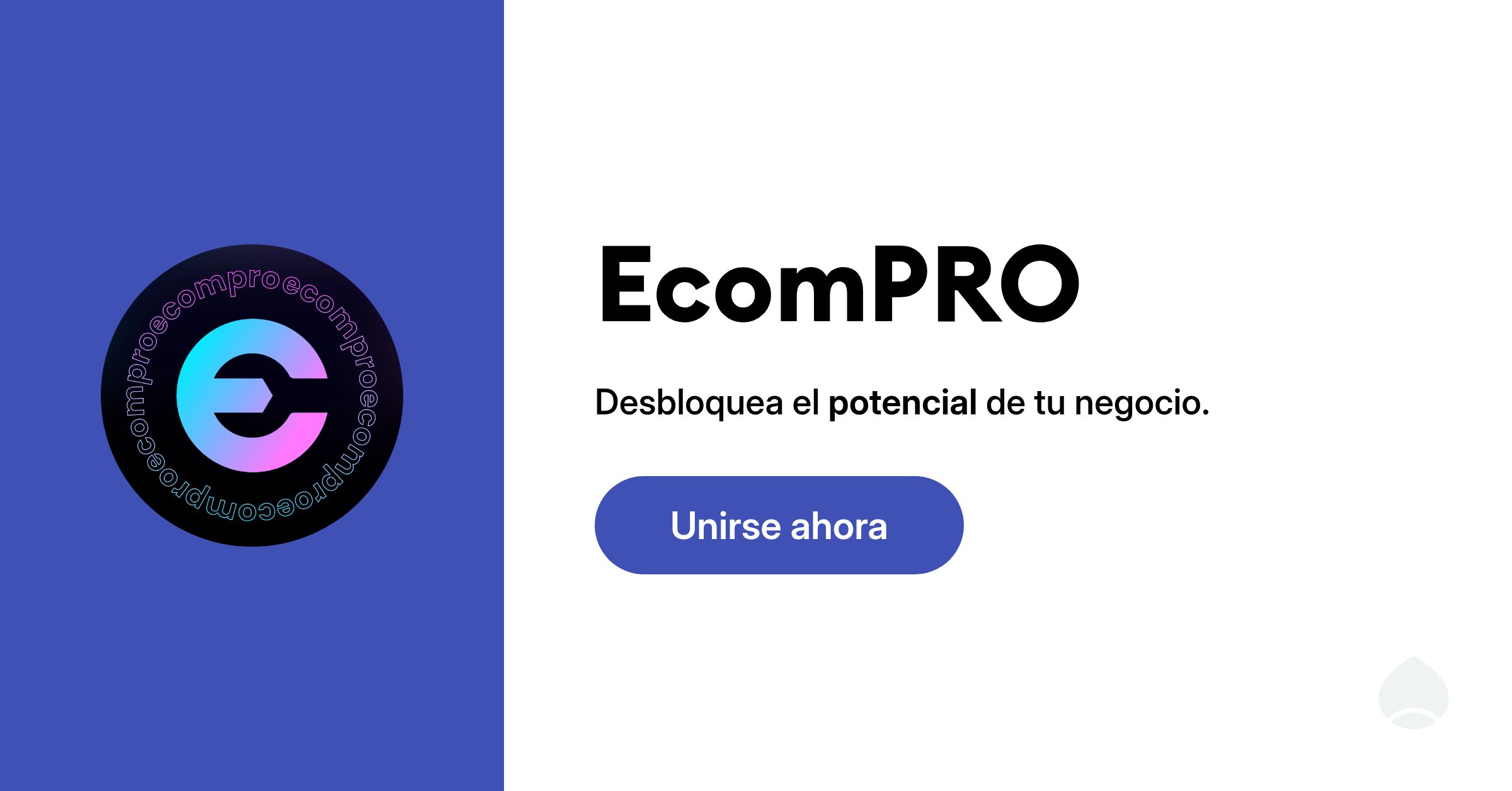 EcomPRO - Desbloquea el potencial de tu negocio.