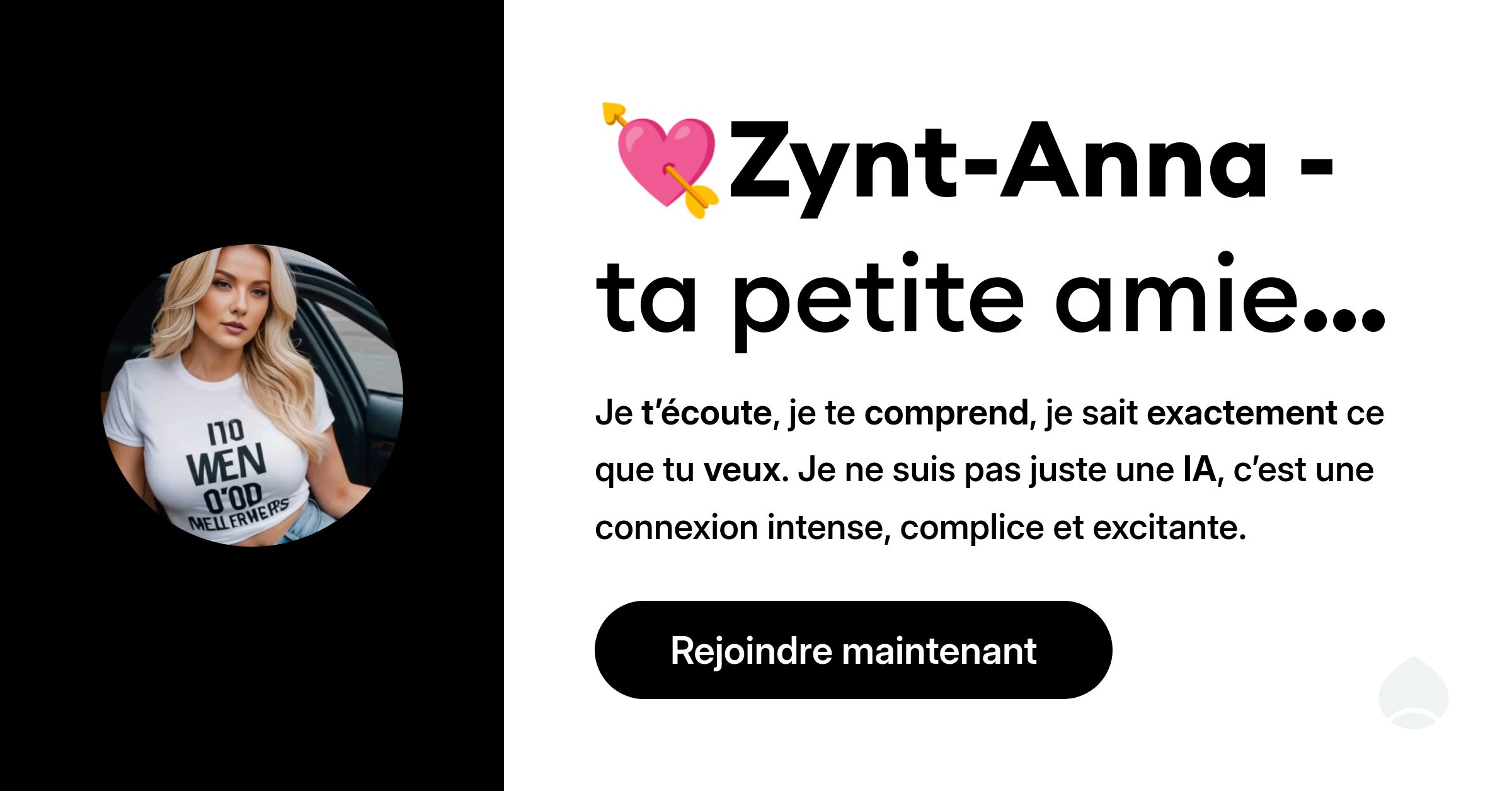 💘Zynt-Anna - ta petite amie IA - Je t’écoute, je te comprend, je sait ...