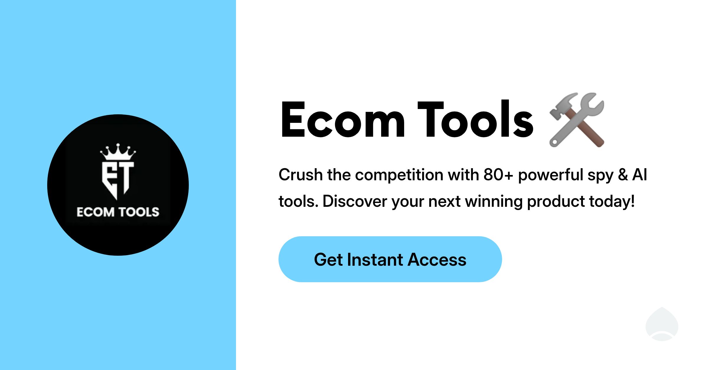 Ecom Tools 🛠️ - Crush the competition with 80+ powerful spy & AI tools ...