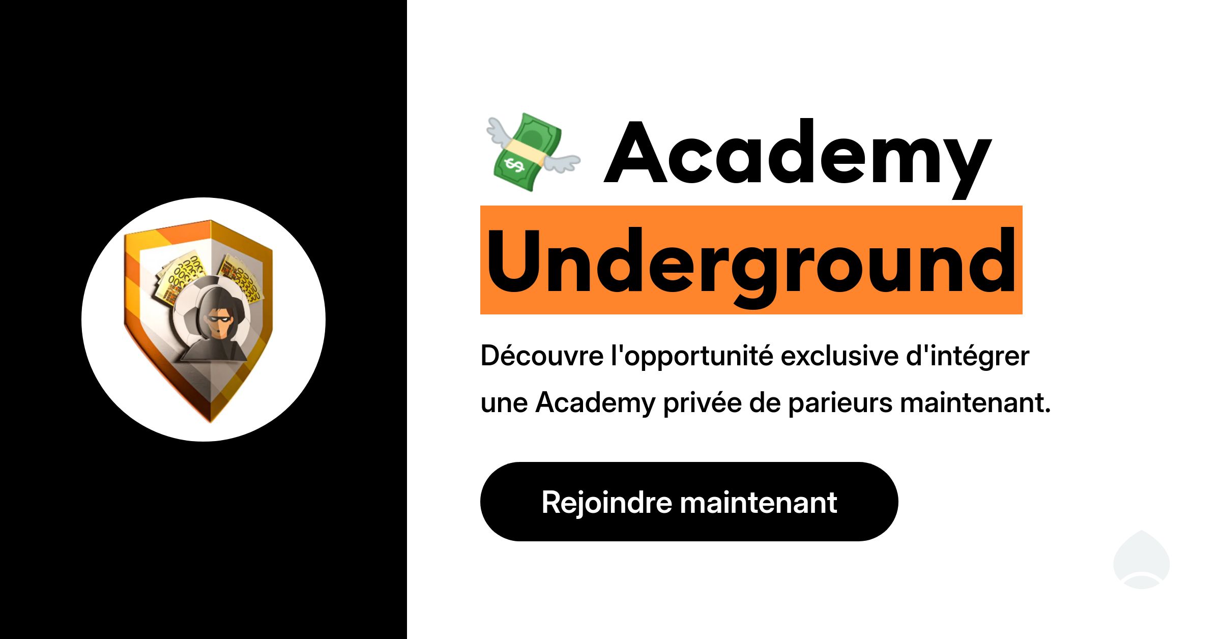💸 Academy Underground - Découvre l'opportunité exclusive d'intégrer une Academy privée de ...