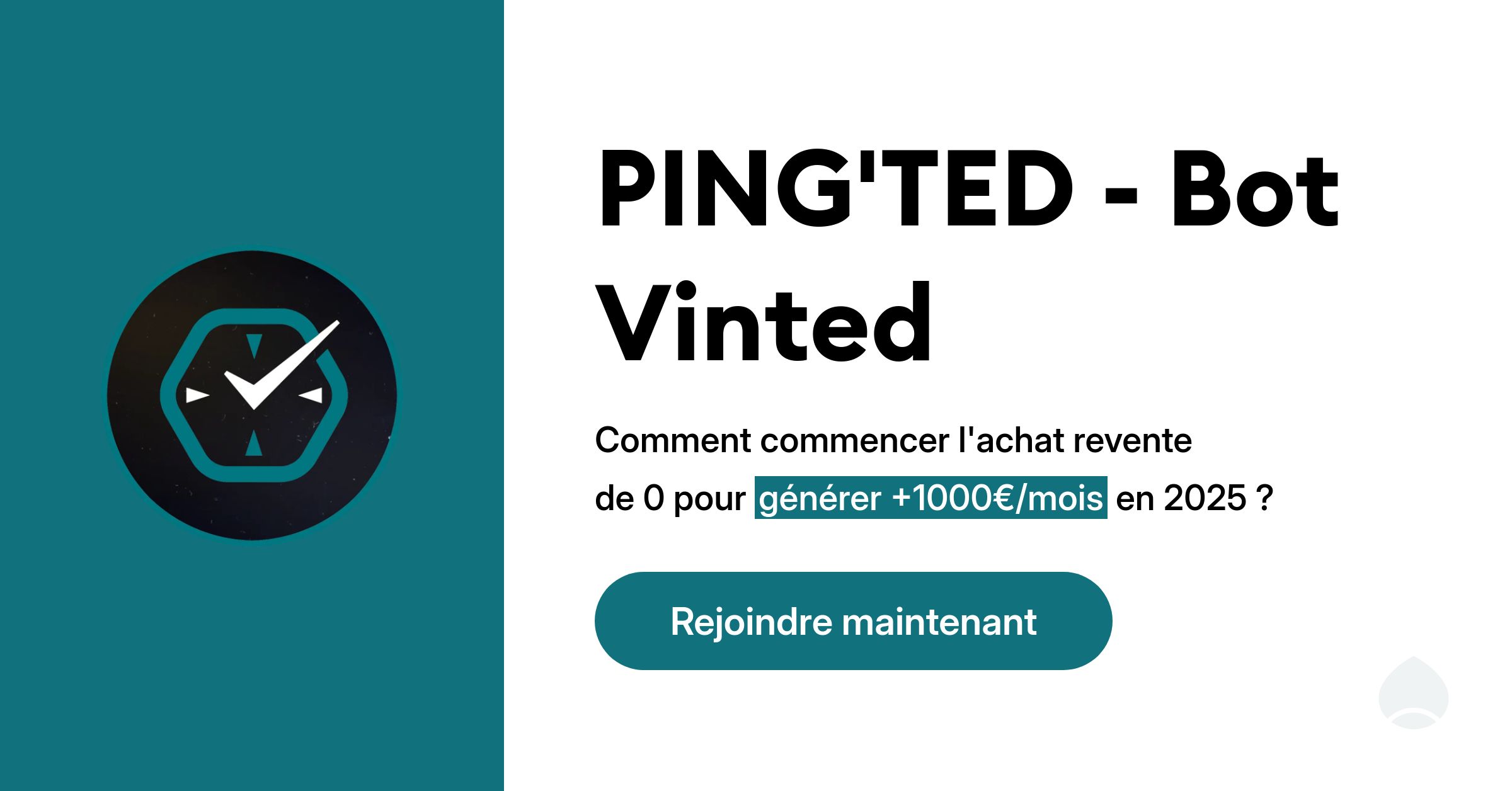 PING'TED - Bot Vinted - Comment commencer l'achat revente de 0 pour ...