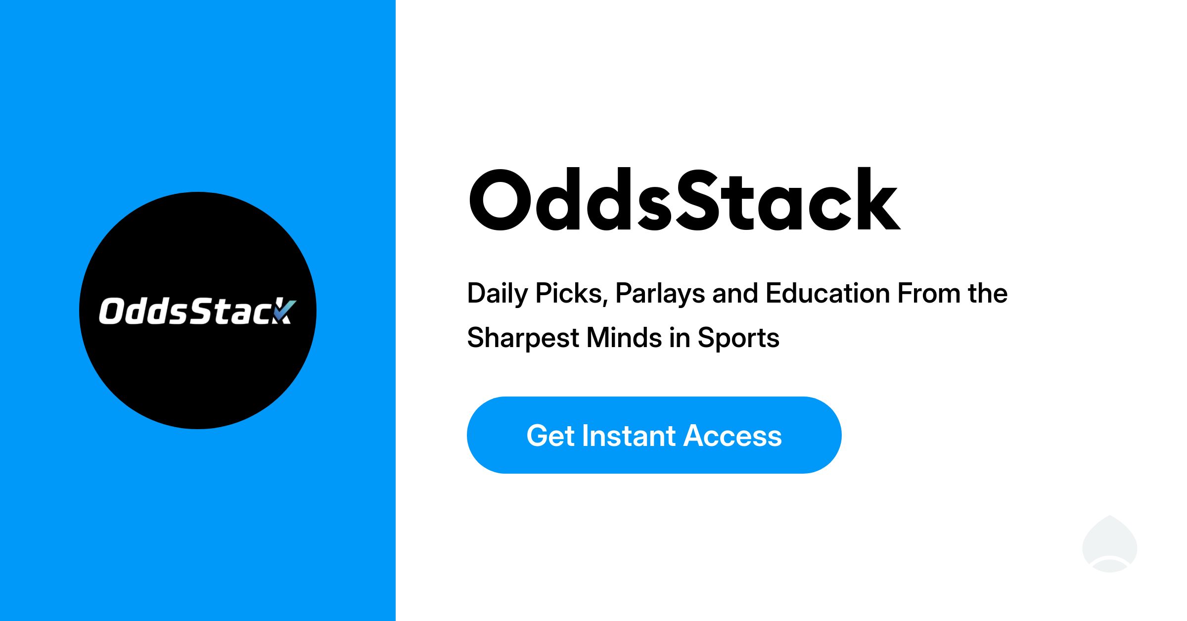OddsStack - Daily Picks, Parlays and Education From the Sharpest Minds ...